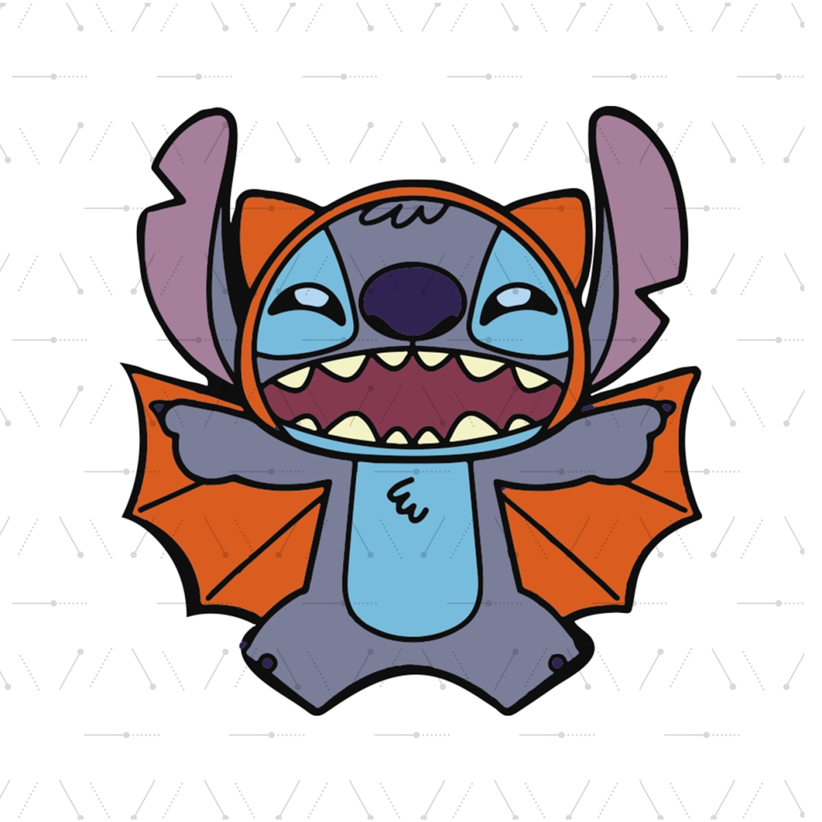 Disney Stitch Bat Halloween Costume Svg, Disney Svg, Stitch | Inspire ...