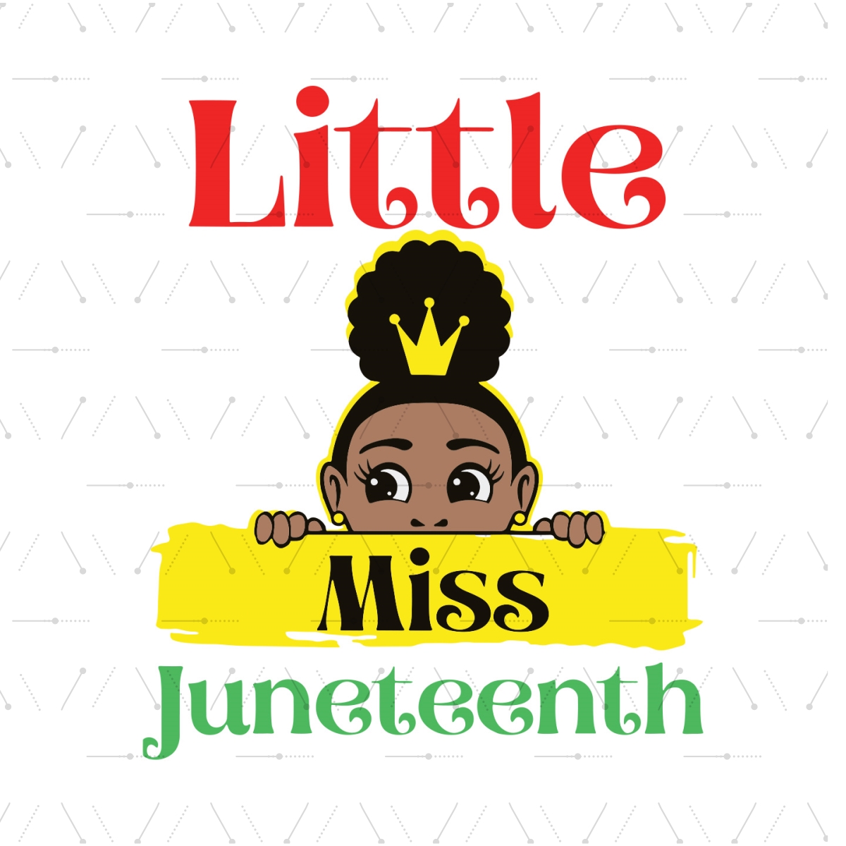 Kids Black Girl Little Miss Juneteenth Svg, Juneteenth Svg, | Inspire ...
