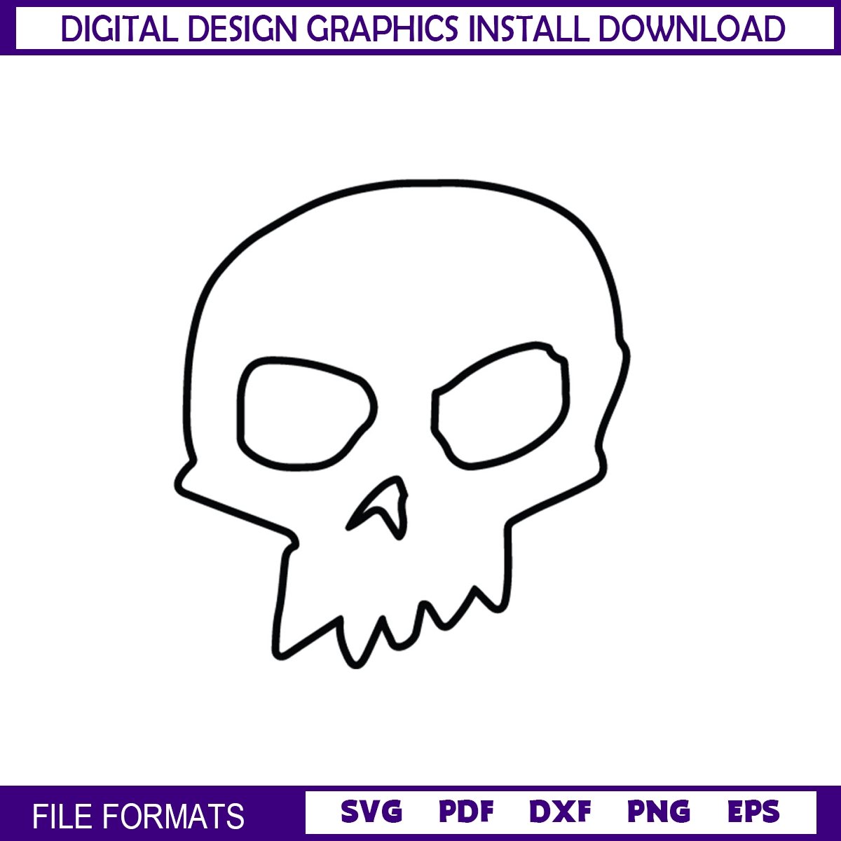 Sid Skull Coloring Disney Pixar Toy Story SVG Digital File | Inspire Uplift