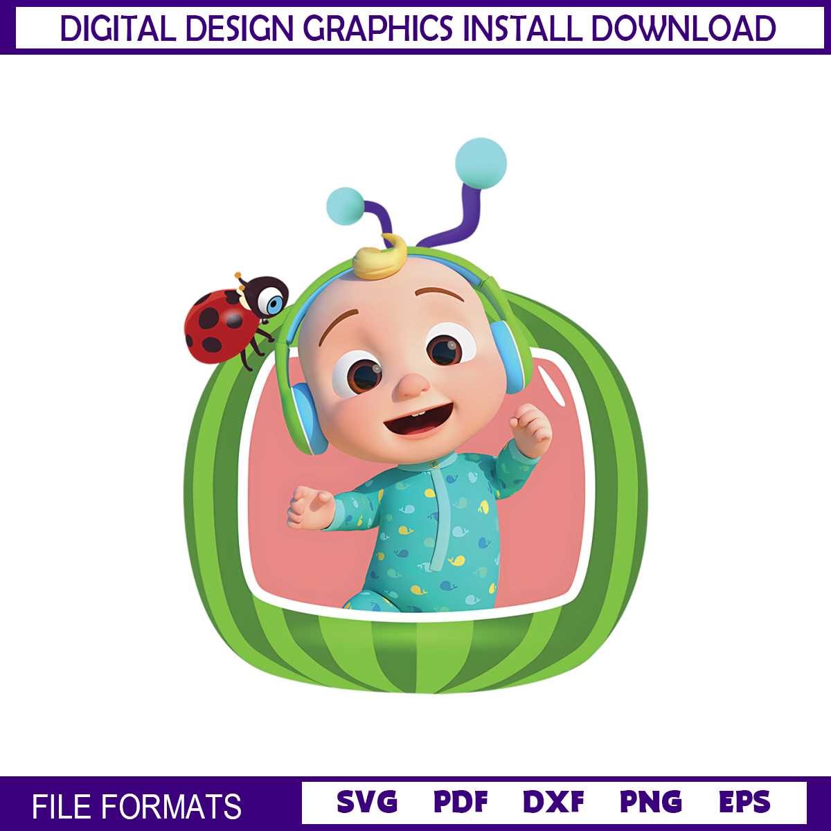 Cocomelon, Cocomelon Baby, Cocomelon Birthday, Cocomelon Fam | Inspire ...