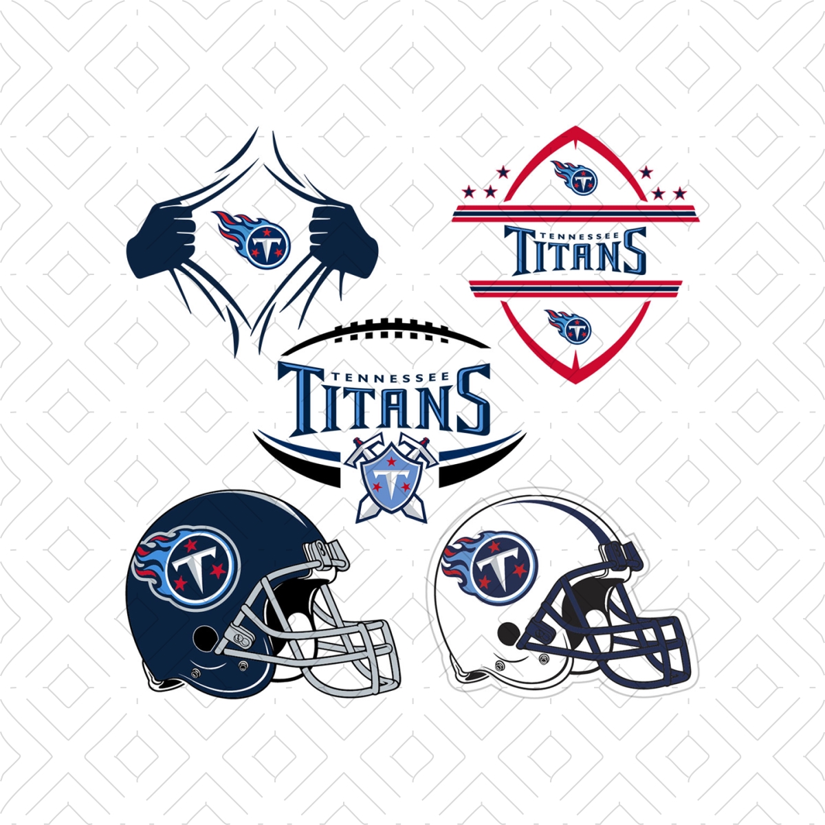 Tennessee Titans Team Logo SVG Bundle, Football Teams Logo S | Inspire ...