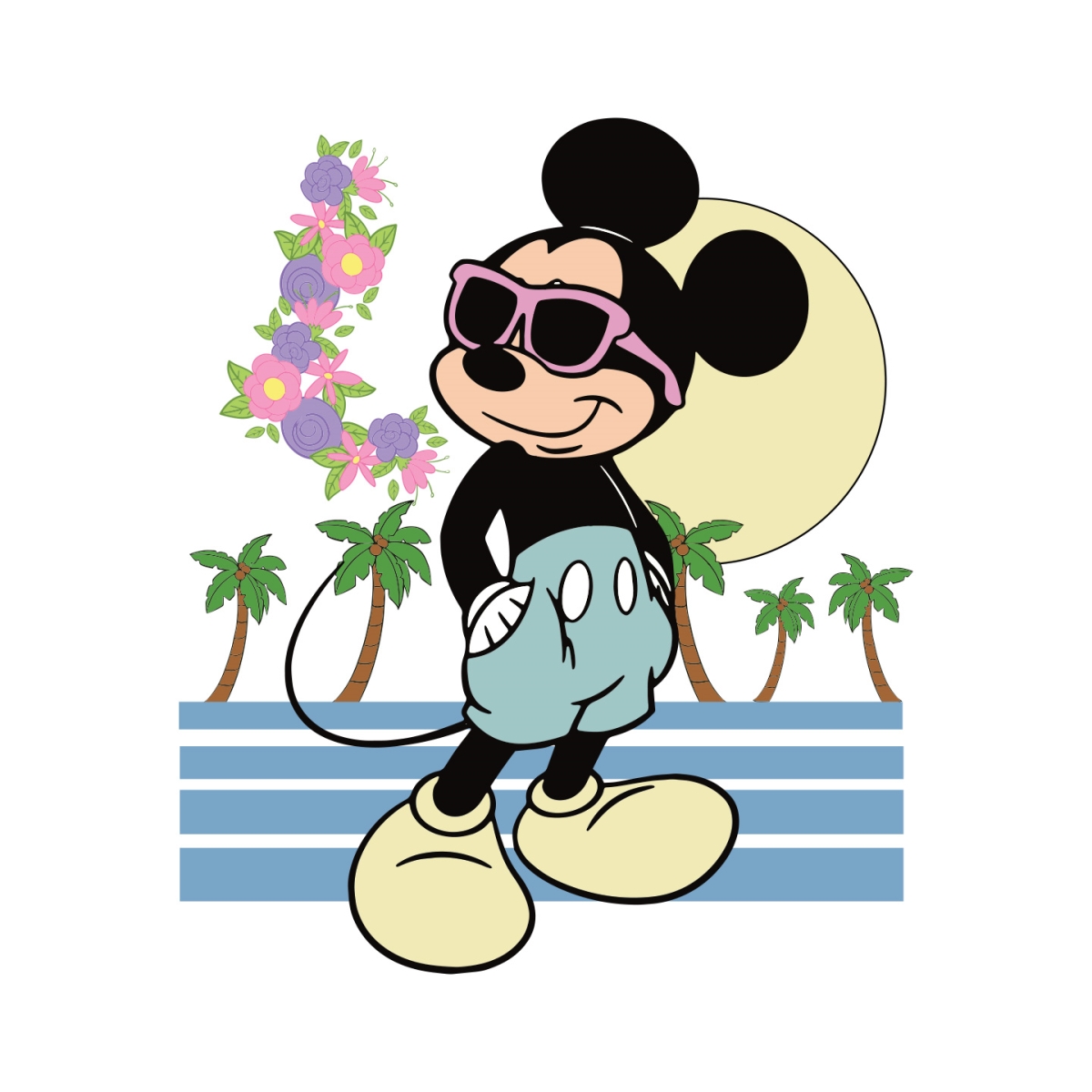 Disney Mickey Retro Beach Svg, Trending Svg, Disney Svg, Mic - Inspire ...