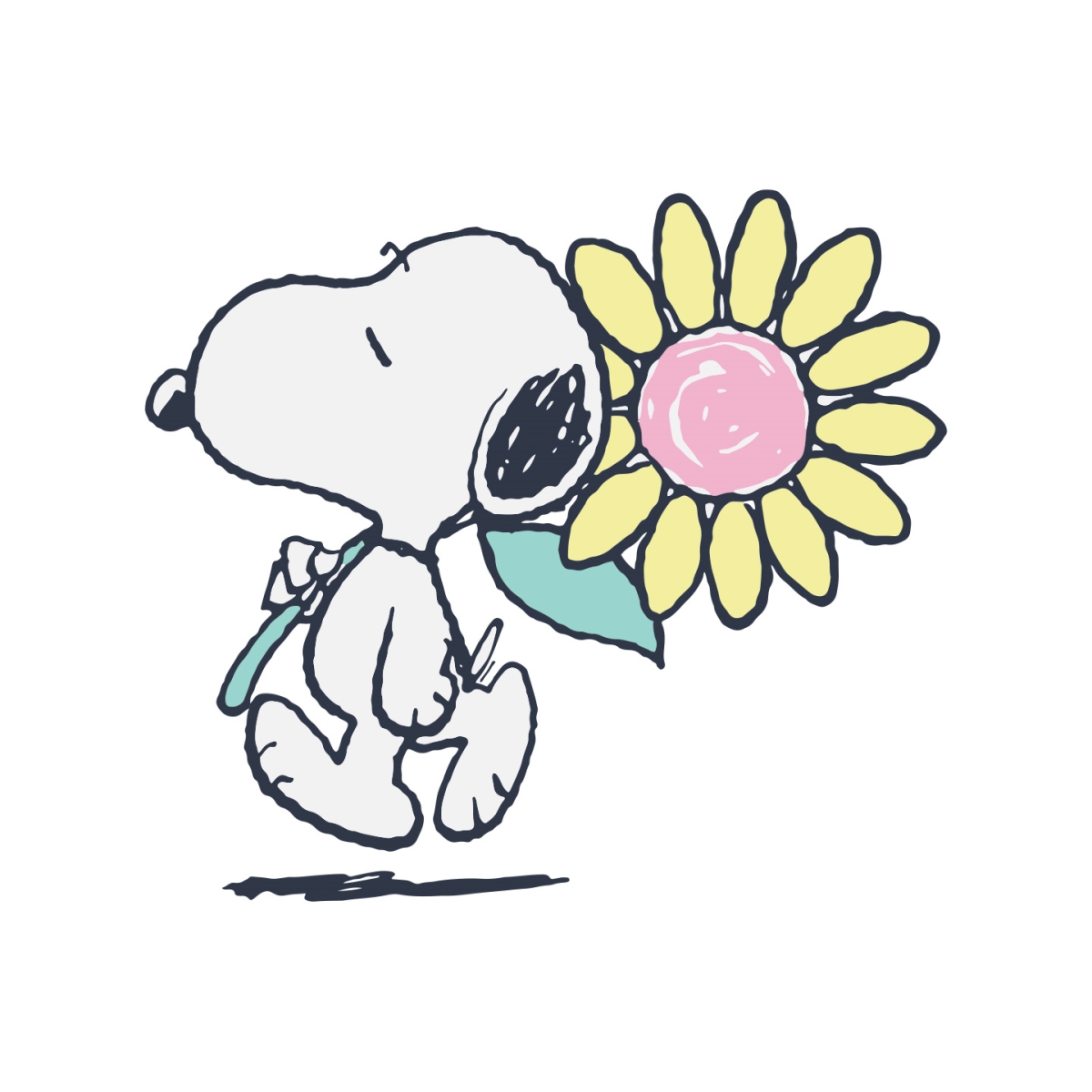 Peanuts Snoopy Pink Daisy Flower Svg, Trending Svg, Snoopy S | Inspire ...