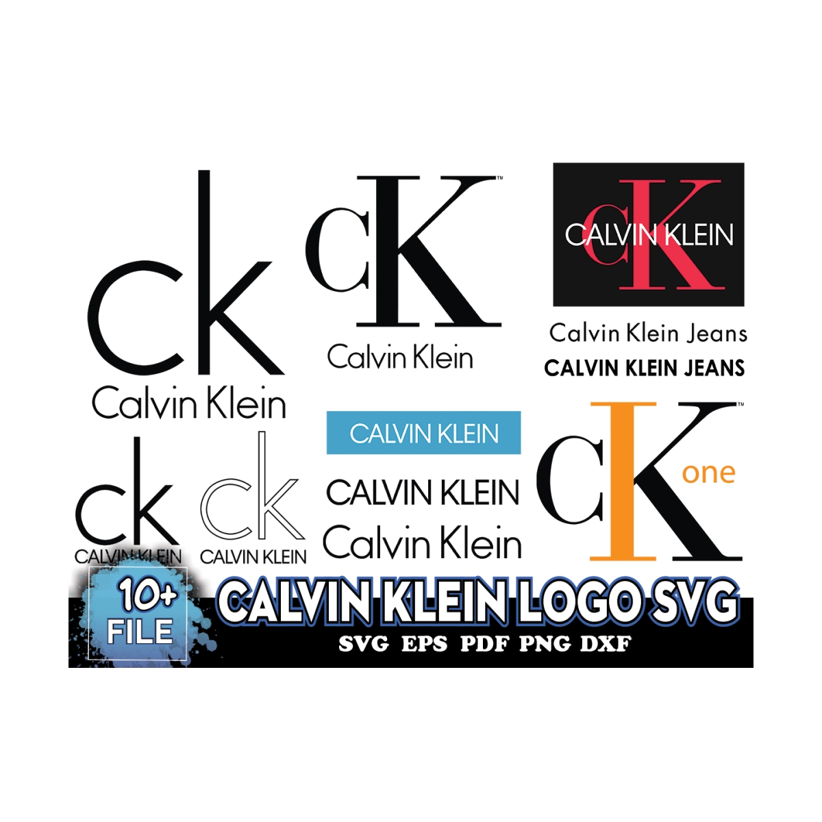 Calvin Klein Logo Svg, CK Logo Bundle Svg, CK Brand Logo Svg | Inspire ...