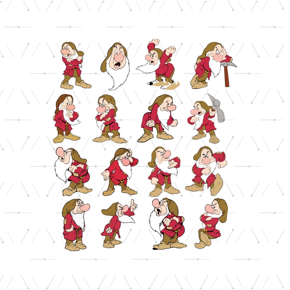 Grumpy Bundle Svg, Disney Svg, Seven Dwarfs Svg, Snow White | Inspire ...