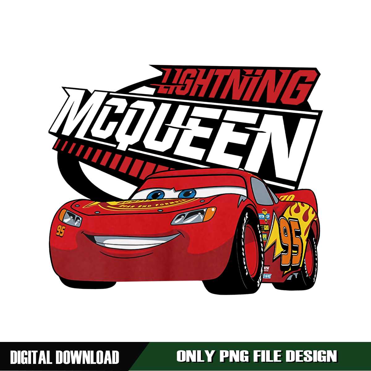 Disney Cars Lightning McQueen 95 PNG | Inspire Uplift