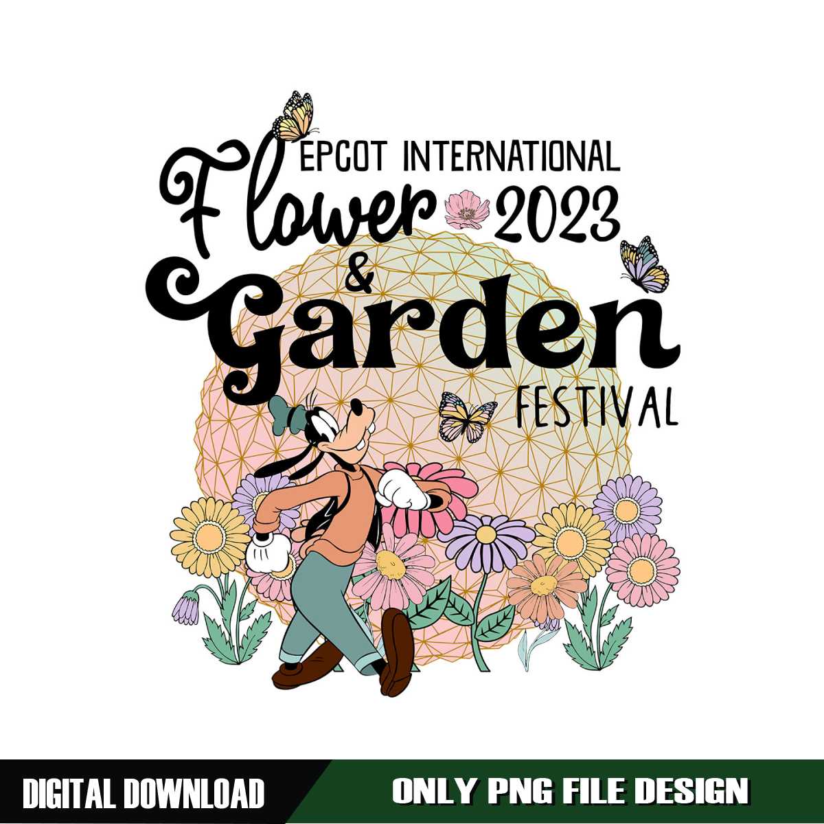 Epcot International Goofy Flower and Garden Festival PNG | Inspire Uplift