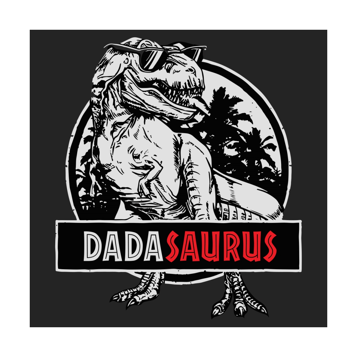 Dadasaurus Retro Vintage Svg, Fathers Day Svg, Daddysaurus S - Inspire ...