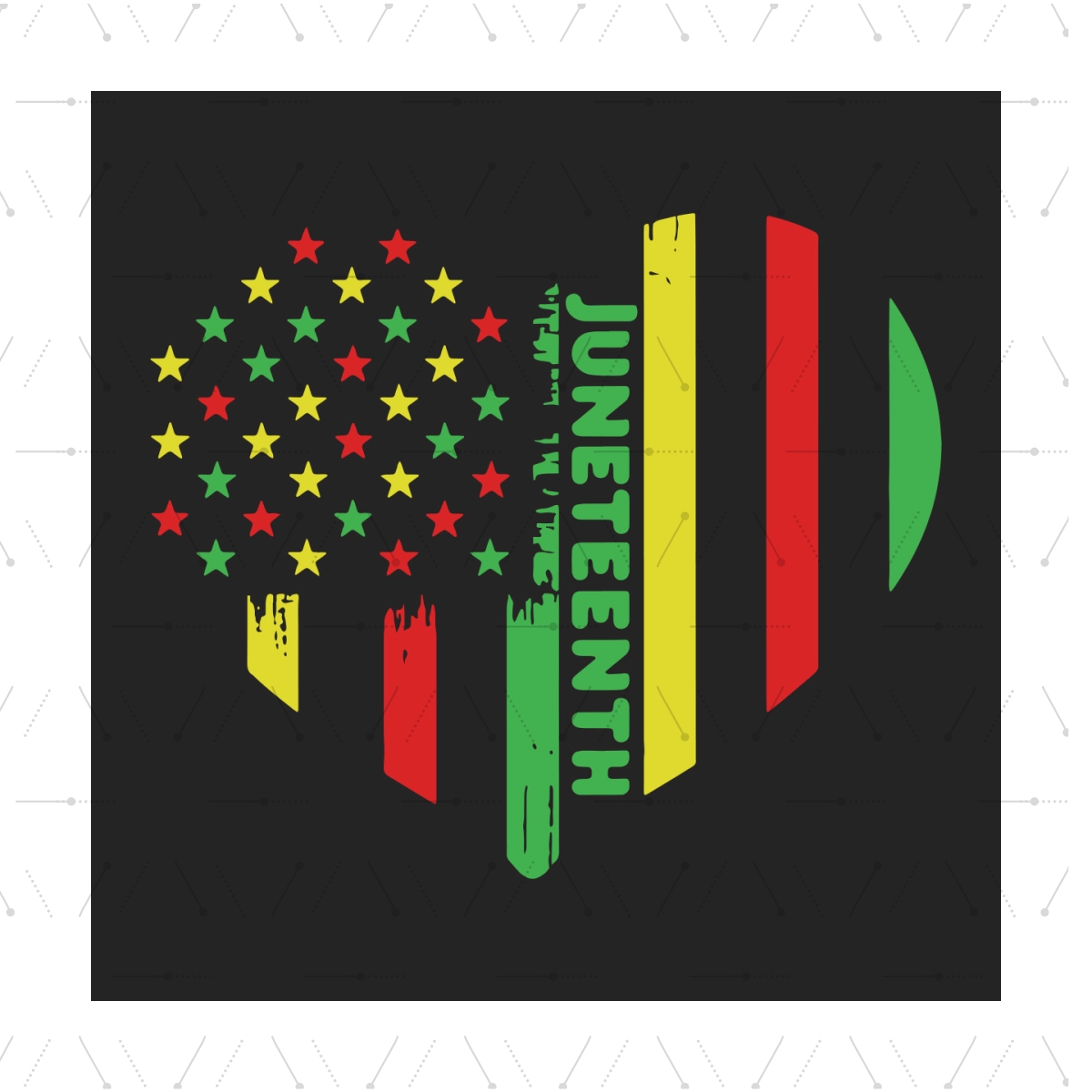 Juneteenth Retro Vintage Heart Flag Svg, Juneteenth Svg, Jun | Inspire ...