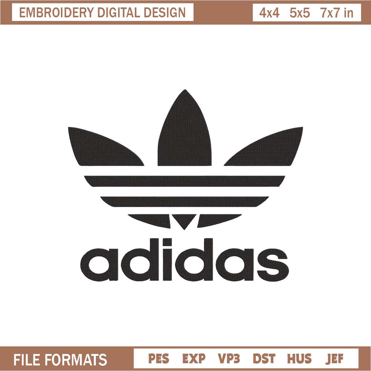 Adidas Embroidery Designs, Adidas Logo Machine Embroidery De | Inspire ...