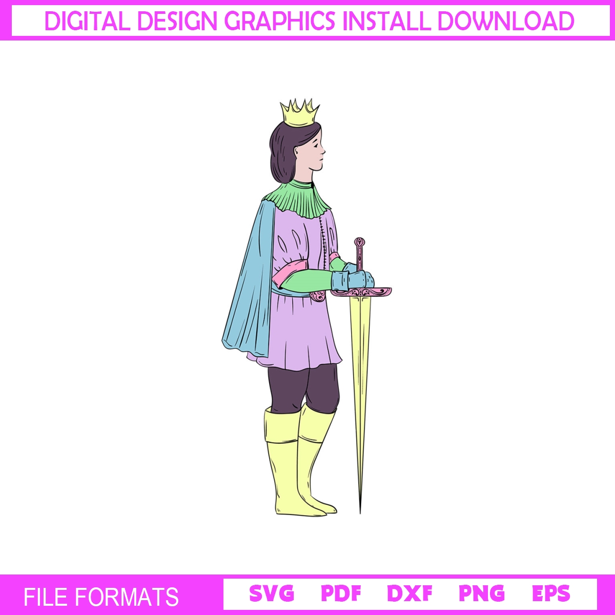 Disney Prince Charming Henry Cinderella Cartoon SVG | Inspire Uplift