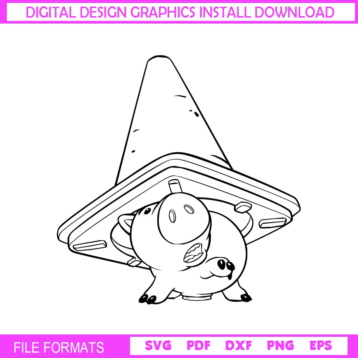 Disney Cartoon Toy Story Character Hamm Pig Stuck In The Con | Inspire ...