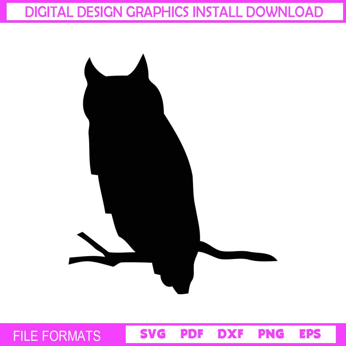 Harry Potter Hedwig Owl SVG Vector Silhouette | Inspire Uplift