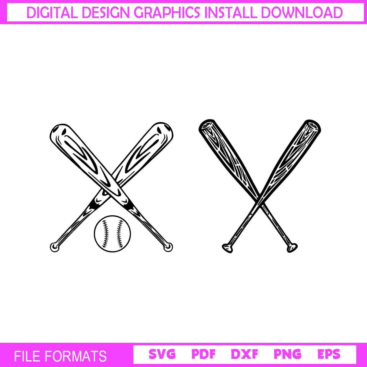 Baseball Bat Svg, Baseball Svg, Baseball Monogram Svg, Png D | Inspire ...
