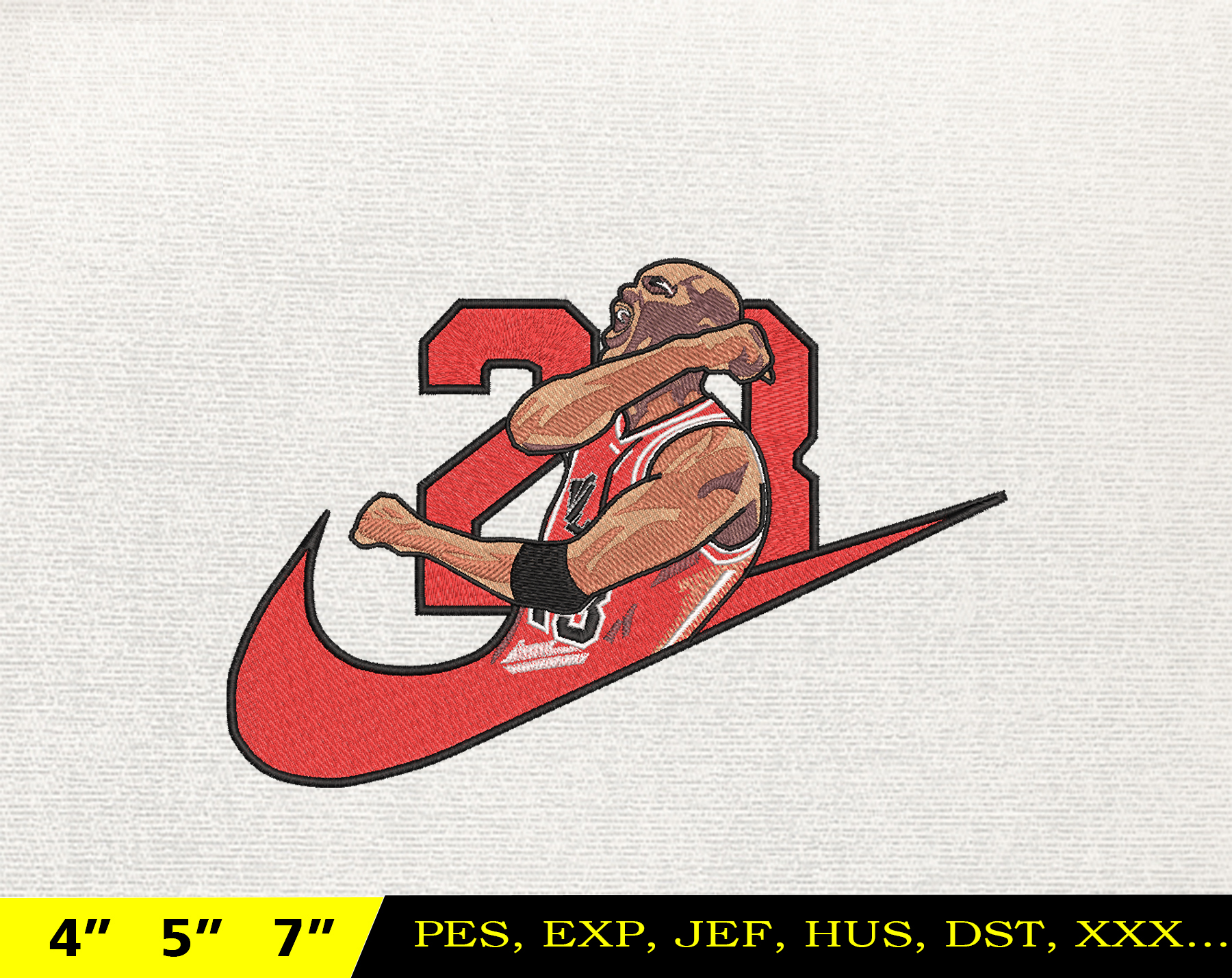 NIKE Jordan Embroidery Design, NBA Basketball Embroidery Des | Inspire ...