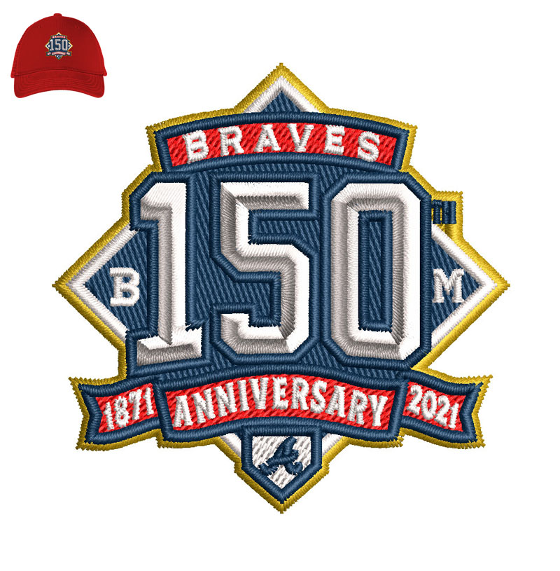 Atlanta Braves Embroidery logo for Cap,logo Embroidery, Embr | Inspire ...