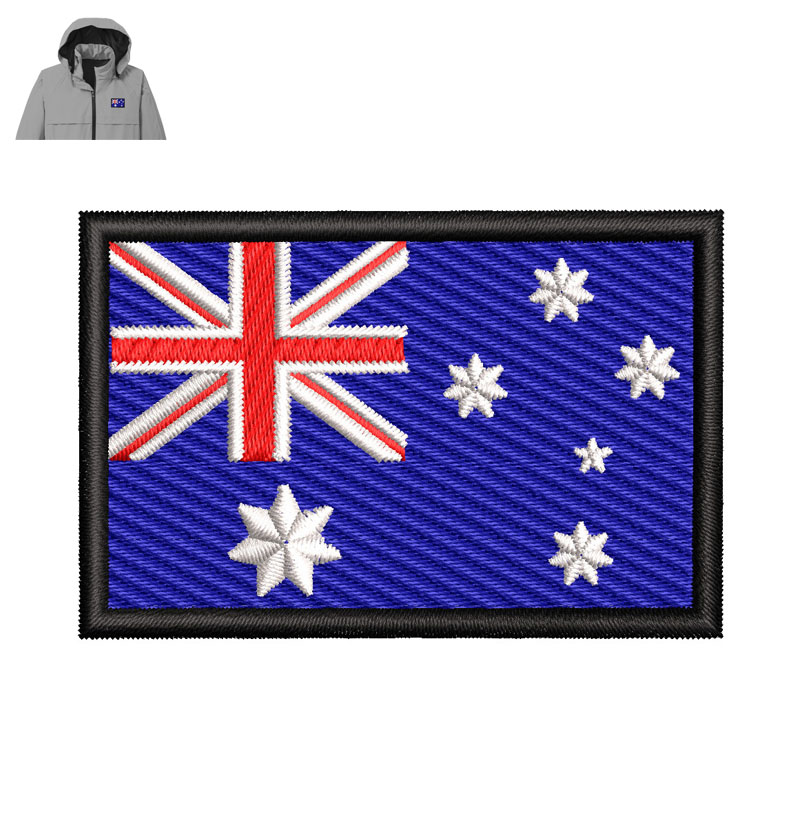 Australia Flag Patch Embroidery logo for Jacket,logo Embroid | Inspire ...