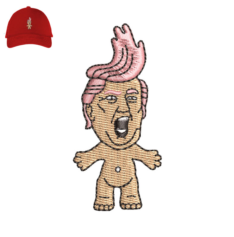 Baby Trump Embroidery logo for Cap,logo Embroidery, Embroide | Inspire ...