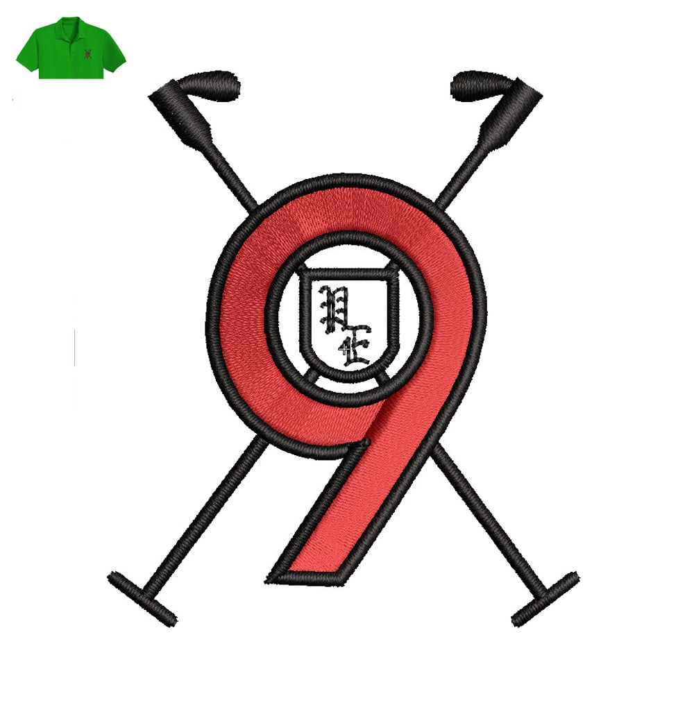 Best Golf 9 Embroidery logo for Polo Shirt,logo Embroidery, | Inspire ...