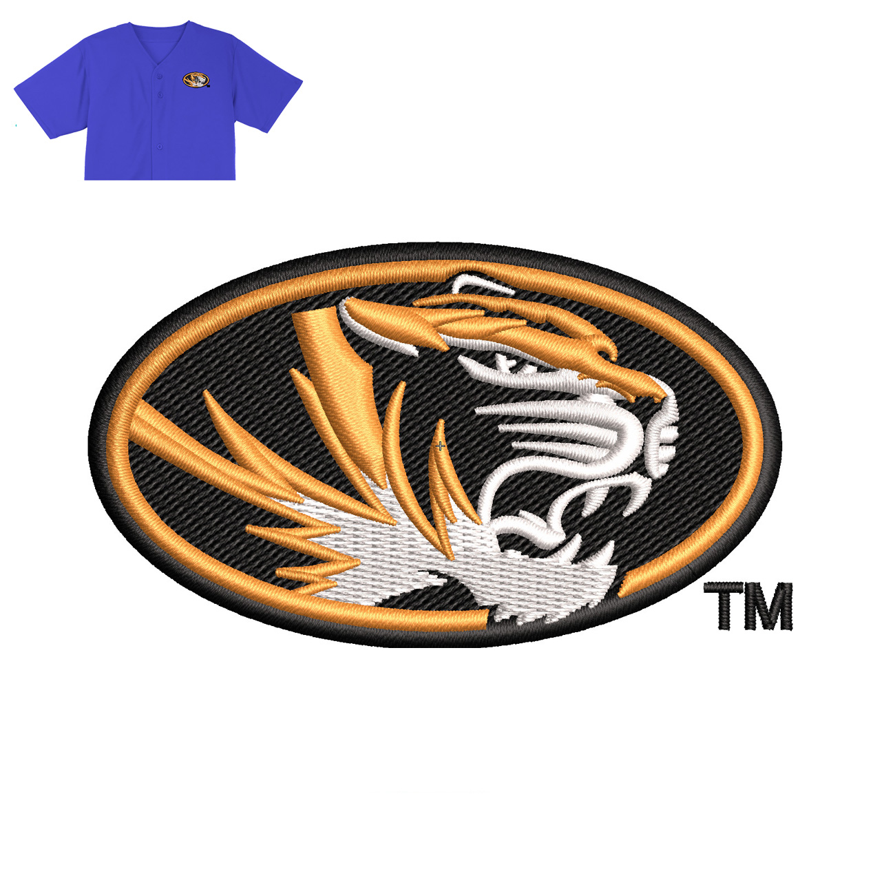 Best Tigers Embroidery logo for Jersey ,logo Embroidery, Emb | Inspire ...