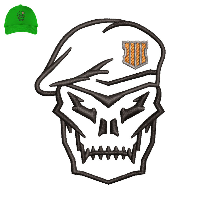 Call Of Duty 3d Puff Embroidery logo for Cap,logo Embroidery | Inspire ...