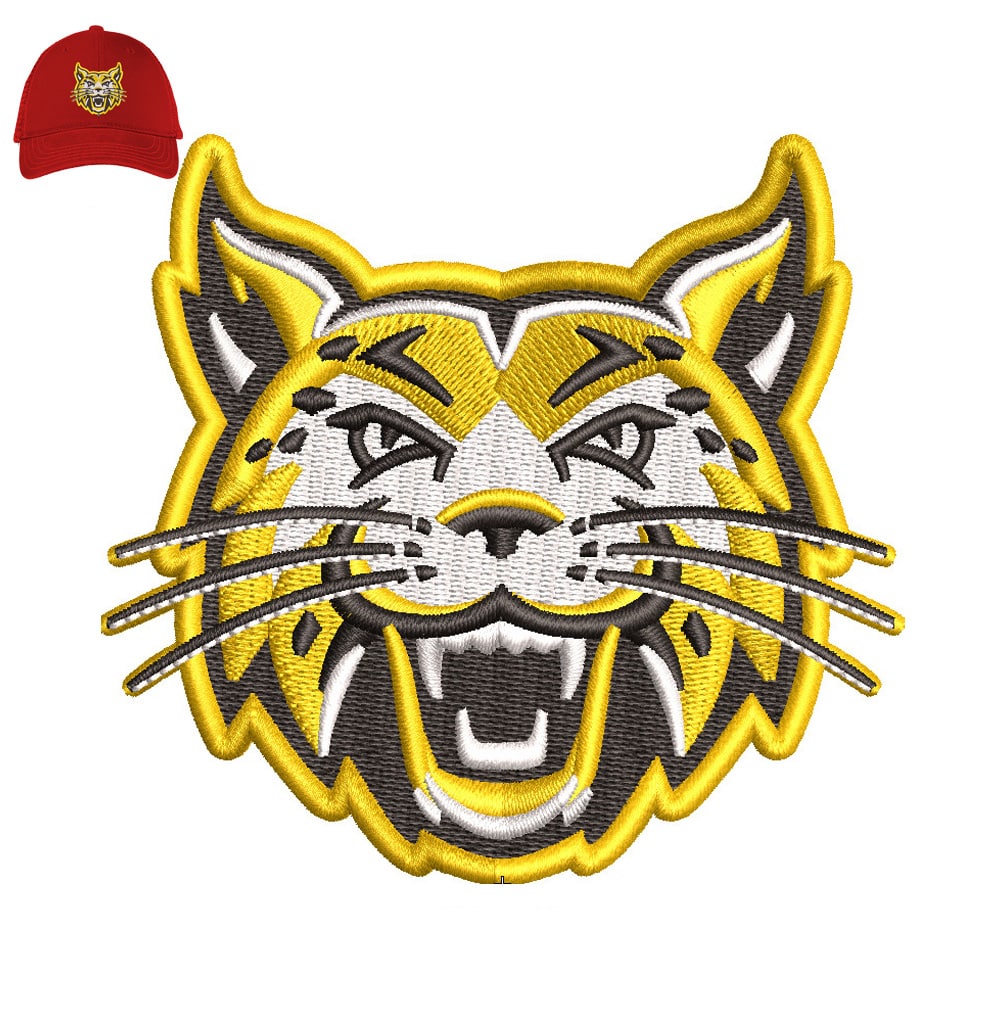 Cat 3d puff Embroidery logo for Cap ,logo Embroidery, Embroi | Inspire ...