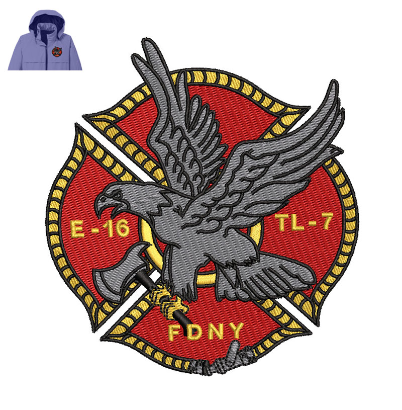 FDNY Rescue Company Embroidery logo for Jacket,logo Embroide | Inspire ...