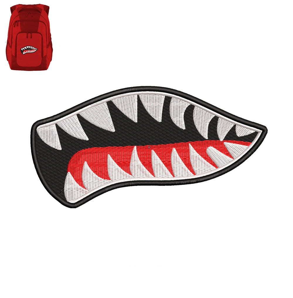 Flying Tiger Embroidery logo for Bag ,logo Embroidery, Embro | Inspire ...