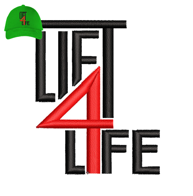 Lift 4 Life Embroidery logo for Cap,logo Embroidery, Embroid | Inspire ...