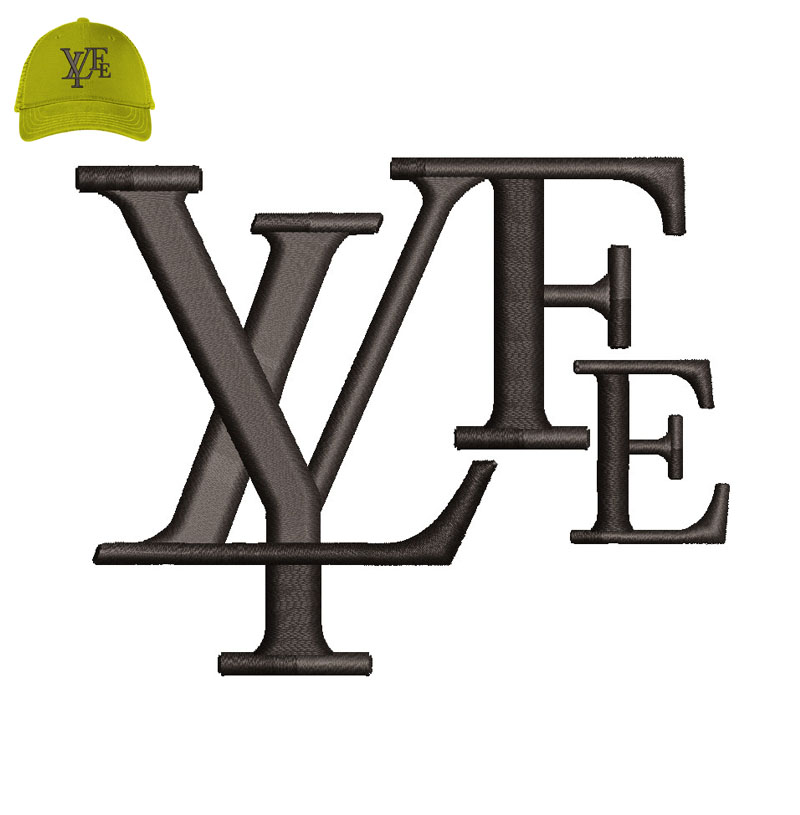 LYFE 3d Puff Embroidery logo for Cap,logo Embroidery, Embroi | Inspire ...