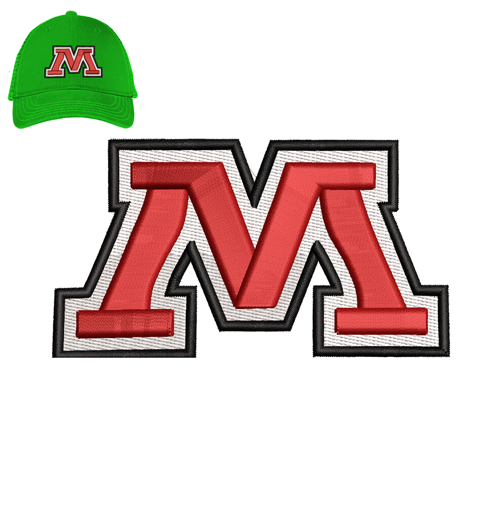 M Embroidery 3d puff logo for Cap,logo Embroidery, Embroider | Inspire ...