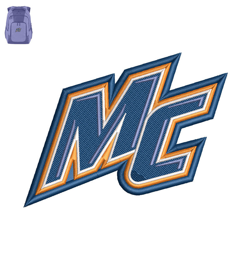 Merrimack College Embroidery logo for Bag,logo Embroidery, E | Inspire ...