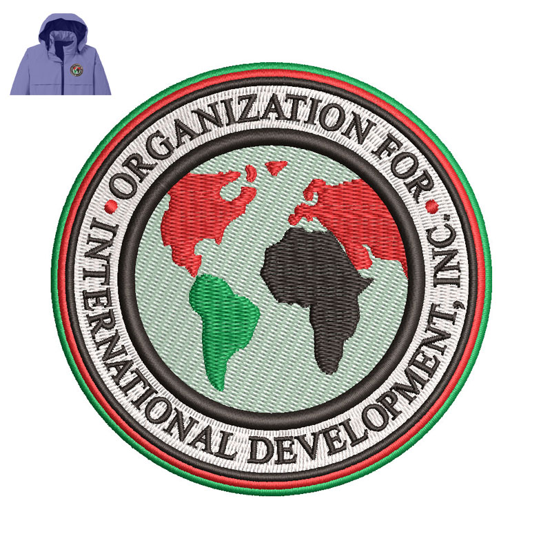 Organization For International Development Embroidery logo f | Inspire ...