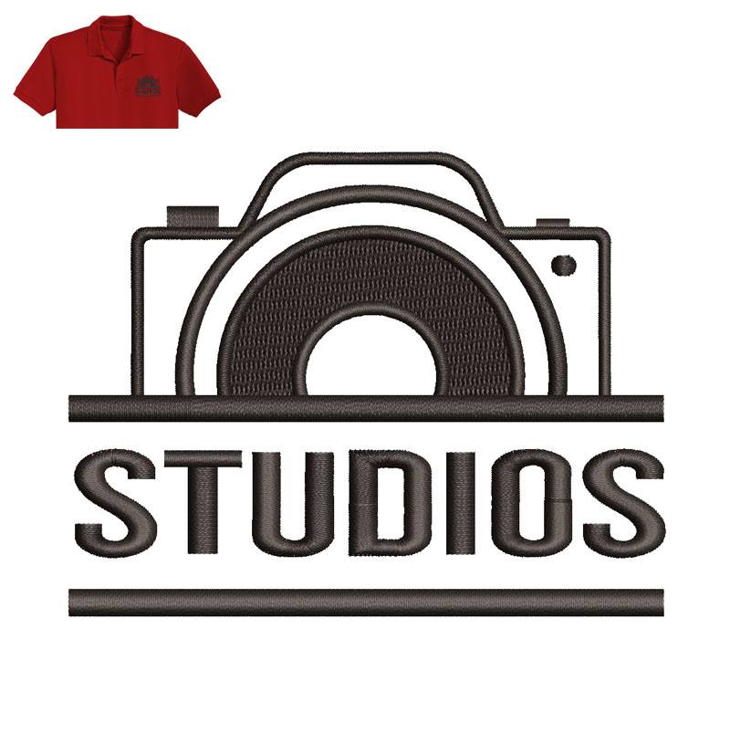Photography Studios Embroidery logo for Polo Shirt,logo Embr | Inspire ...