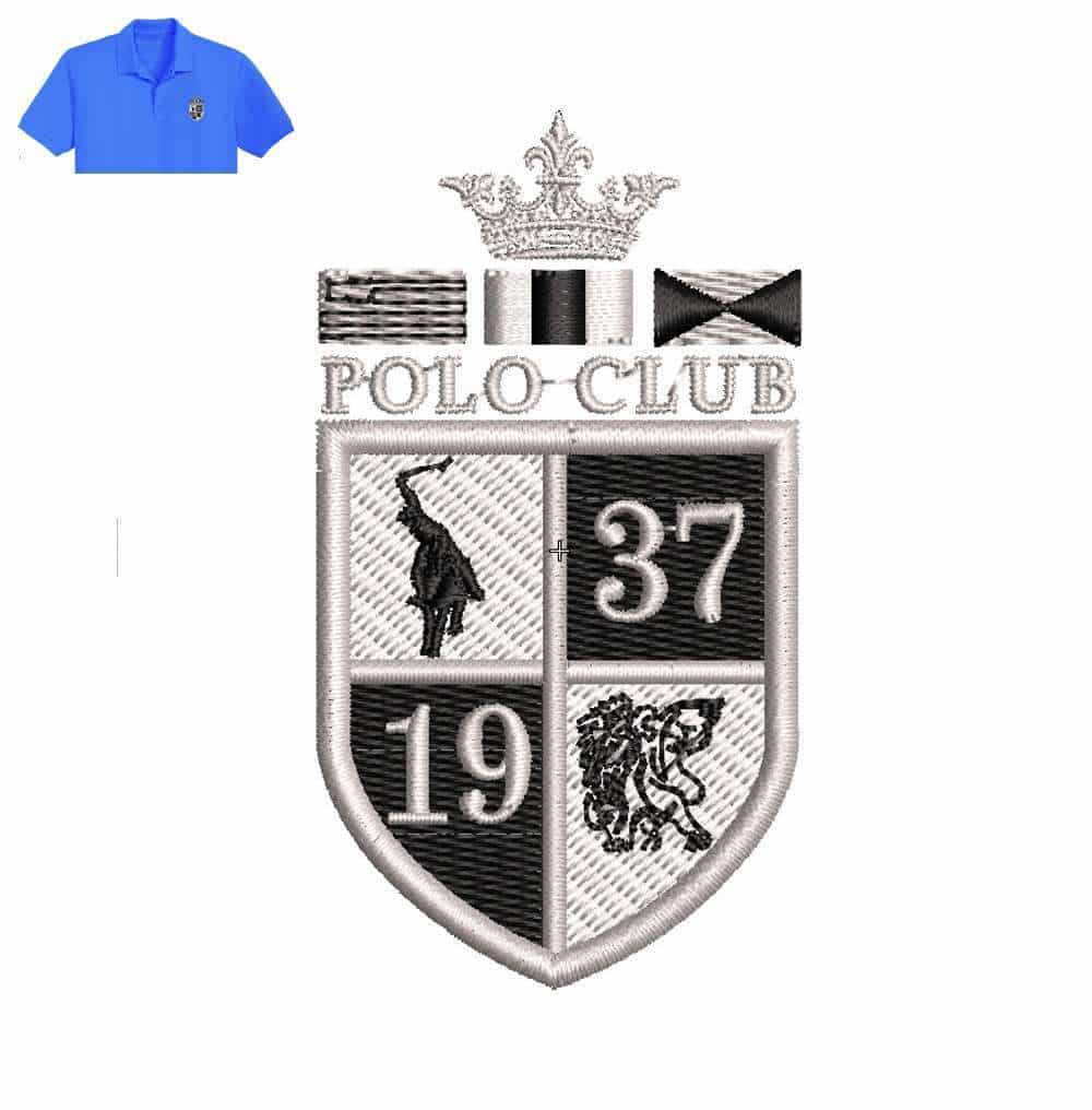 Polo Club 1937 Embroidery logo for Polo Shirt ,logo Embroide | Inspire ...