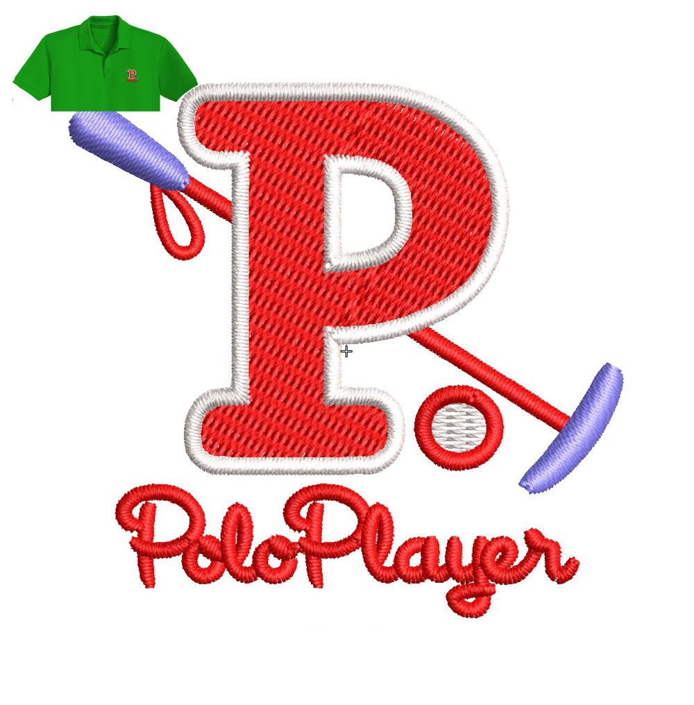 Polo Player Embroidery logo for Polo Shirt,logo Embroidery, | Inspire ...