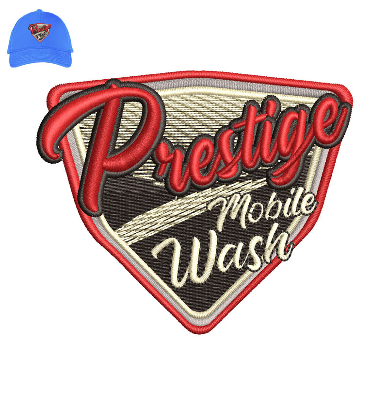 Prestige Mobile Wash 3d Puff Embroidery logo for Cap,logo Em | Inspire ...