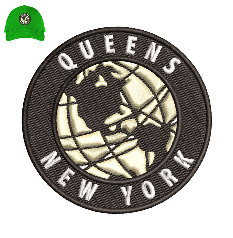Queens New York 3d Puff Embroidery logo for Cap,logo Embroid | Inspire ...