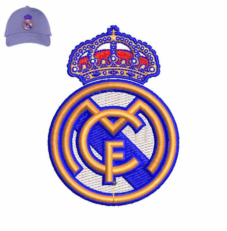Real Madrid 3d puff Embroidery logo for Cap,logo Embroidery, | Inspire ...