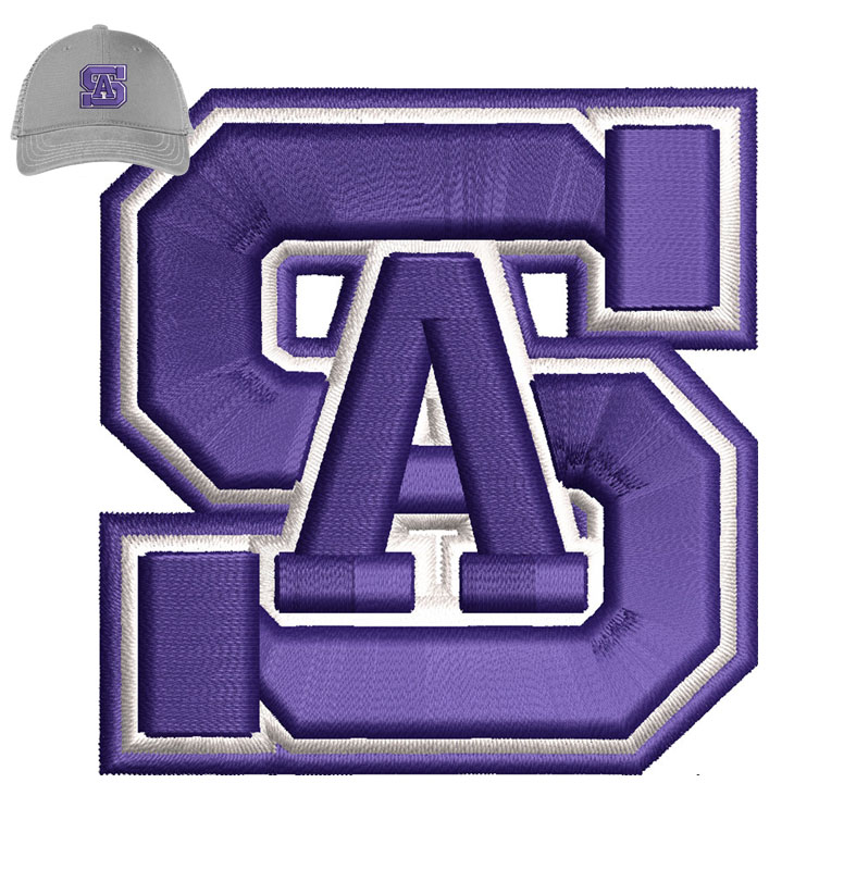 SA 3d puff Embroidery logo for Cap,logo Embroidery, Embroide | Inspire ...