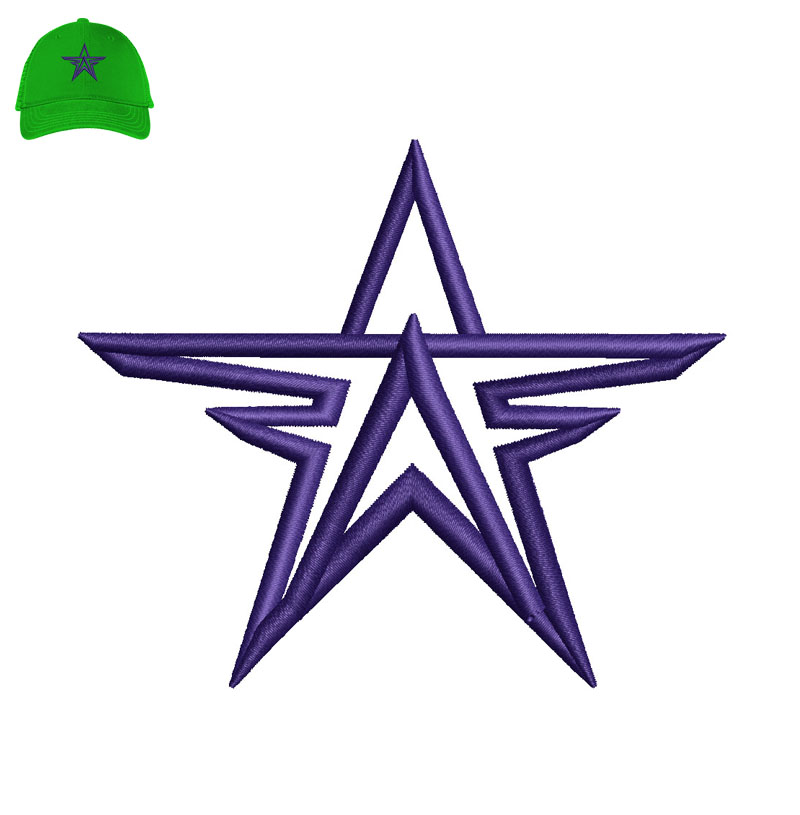 Star 3d puff Embroidery logo for Cap,logo Embroidery, Embroi | Inspire ...