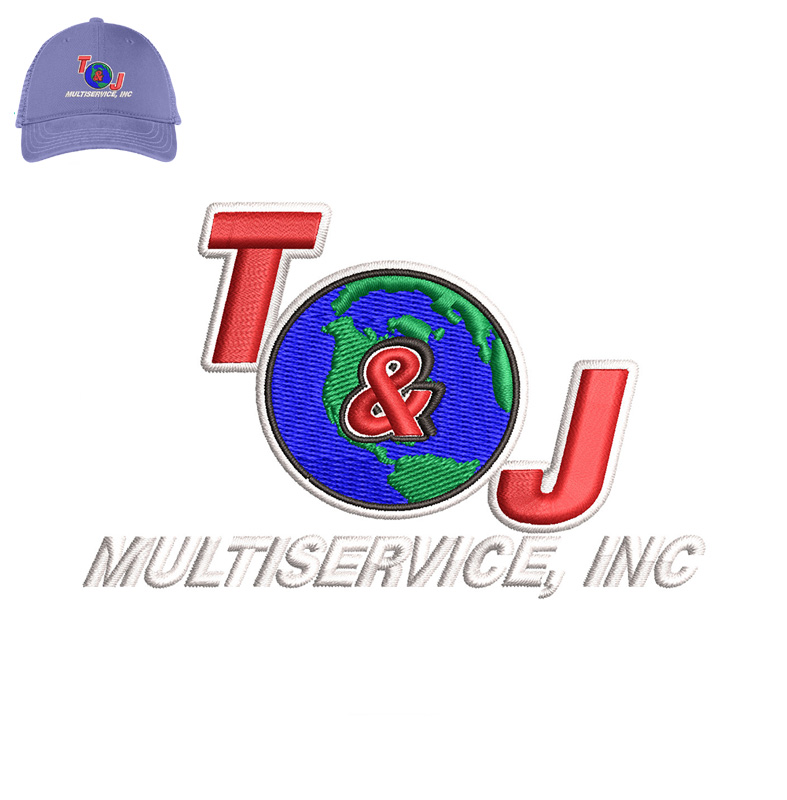 T&J Multiservice 3d puff Embroidery logo for Cap ,logo Embro | Inspire ...