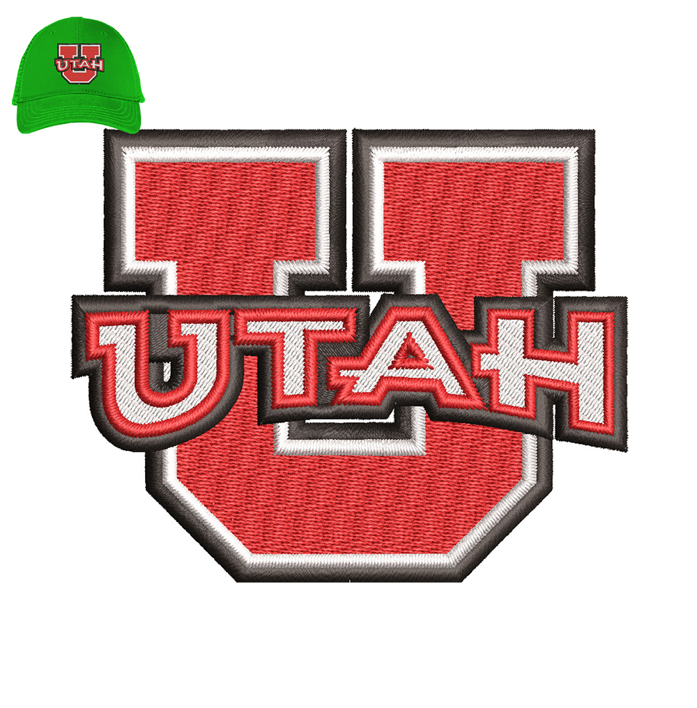 Utah Embroidery 3d puff logo for Cap ,logo Embroidery, Embro | Inspire ...