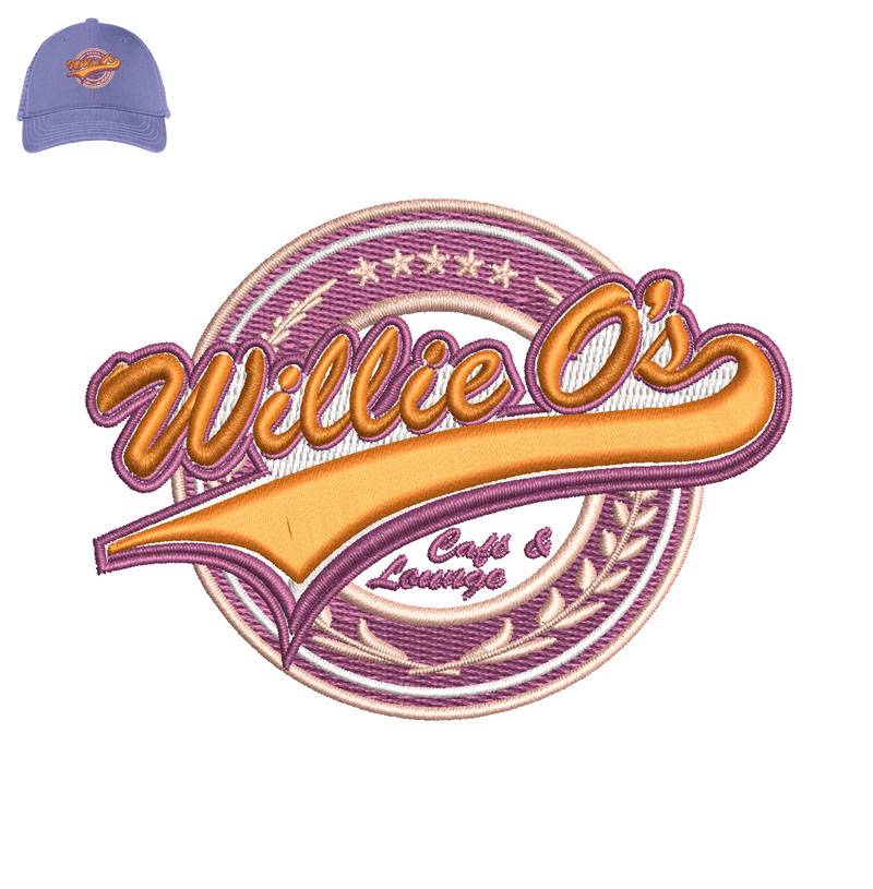 Willie Os Embroidery logo for Cap,logo Embroidery, Embroider | Inspire ...