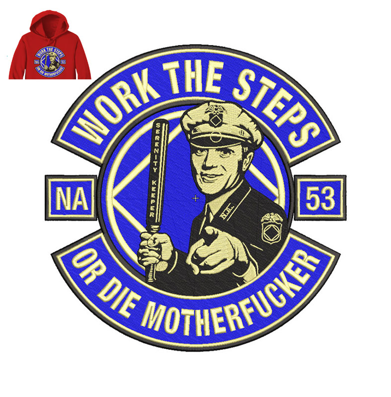 Work steps man Embroidery logo for hoodie,logo Embroidery, E | Inspire ...