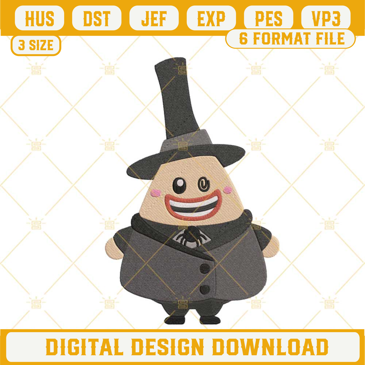 Baby Mayor The Nightmare Before Christmas Embroidery Designs | Inspire ...