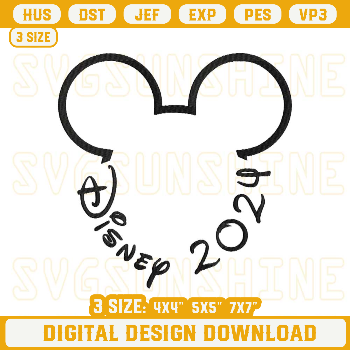 Disney 2024 Machine Embroidery Designs, Mickey Mouse Head Em | Inspire ...