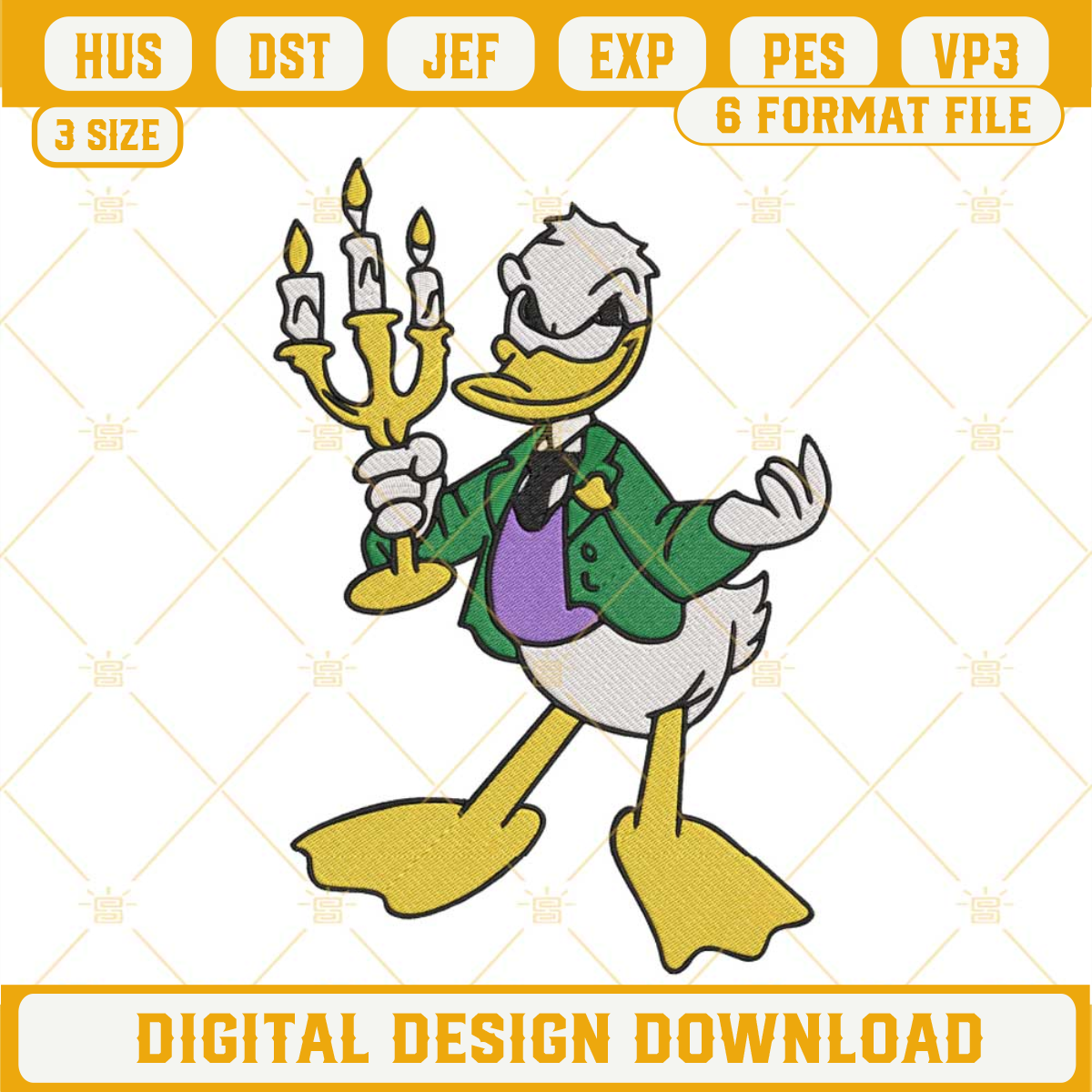 Donald Duck Haunted Mansion Embroidery Designs, Donald Hallo | Inspire ...