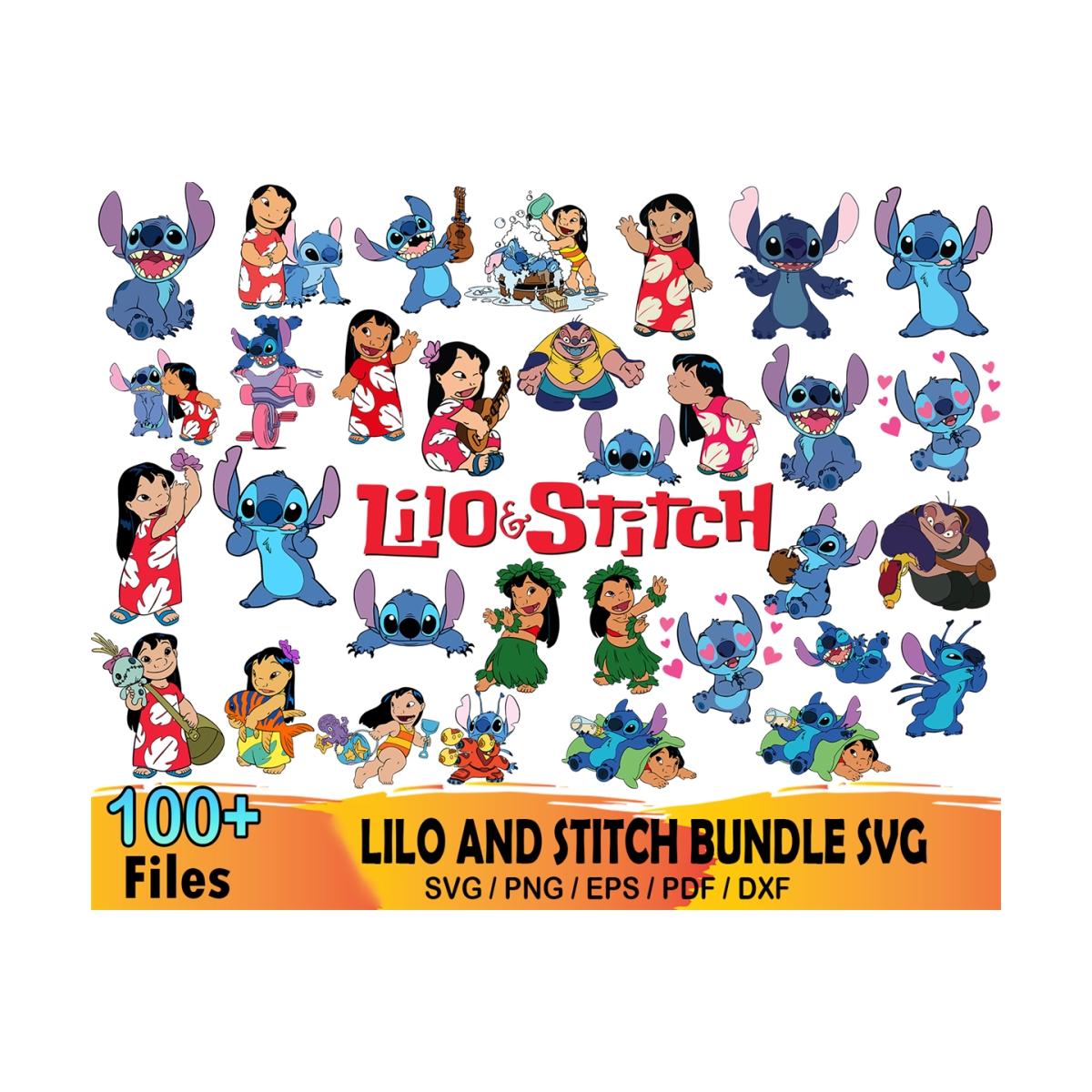 100 Lilo And Stitch Svg Bundle, Disney Svg, Stitch Svg | Inspire Uplift