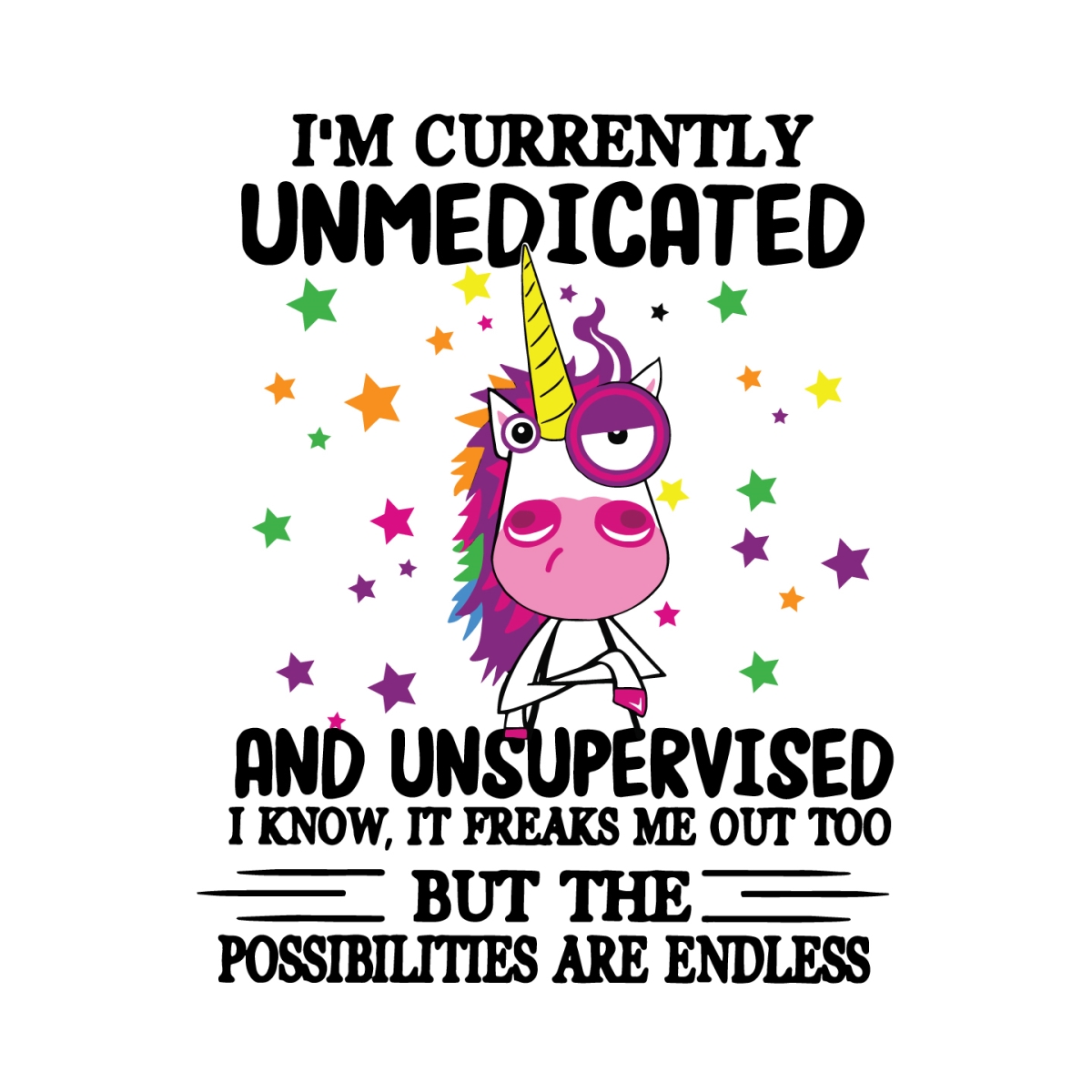 Im Currently Unmedicated And Unsupervised Svg, Trending Svg, | Inspire ...